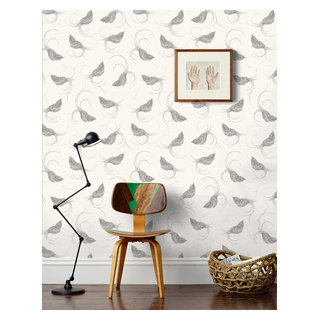 Wallpaper Lifestyle Shots - Eclectic - Living Room - Other - by www ...