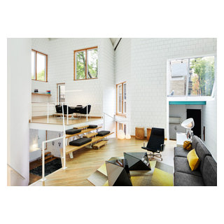 Walter Netsch Home Chicago - Contemporary - Living Room - Chicago - by ...