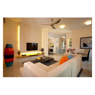 We Do What They Love - Contemporary - Living Room - Hyderabad - by Arth ...
