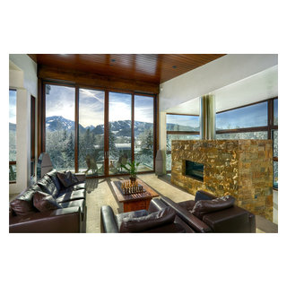 Weiland Liftslide Sliding Door - Contemporary - Living Room - Denver ...
