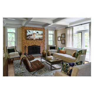 Well Appointed Family Room - Transitional - Living Room - New York - by ...