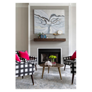 West Houston Luxury Living Space - Transitional - Living Room - Houston ...