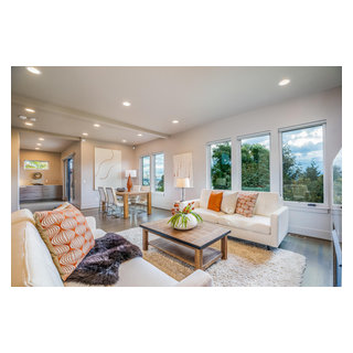 West Queen Anne Multi-Level - Classique Chic - Salon - Seattle - par ...