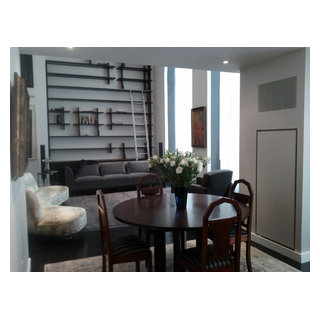 West Village - Rétro - Salon - New York - par Kelly Weldon Design | Houzz