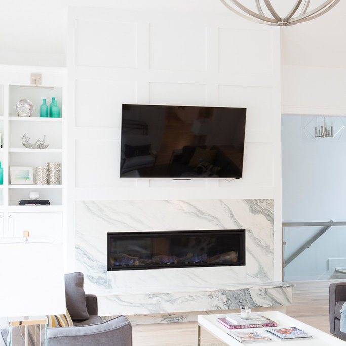 Slab Fireplace - Photos & Ideas | Houzz