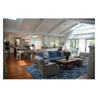 Whole House Remodel & New Pool house build - Traditional - Living Room ...