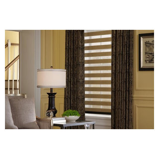 WINDOW SHADES - SHEER SHADINGS - Lafayette Allure Living Room Shades ...