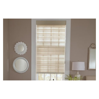 WINDOW SHADES - SHEER SHADINGS - Living Room Shades Lafayette Allure ...