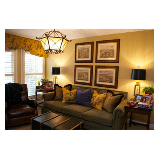 Window Treatments - Traditional - Living Room - Raleigh - by Drapery ...
