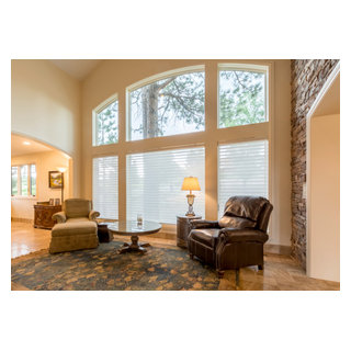 Window Treatments for Open Floor Plans - Traditional - Living Room ...