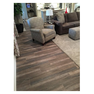 Wood Tile Floor - Modern - Living Room - Miami - by Act 1 Flooring, Inc ...