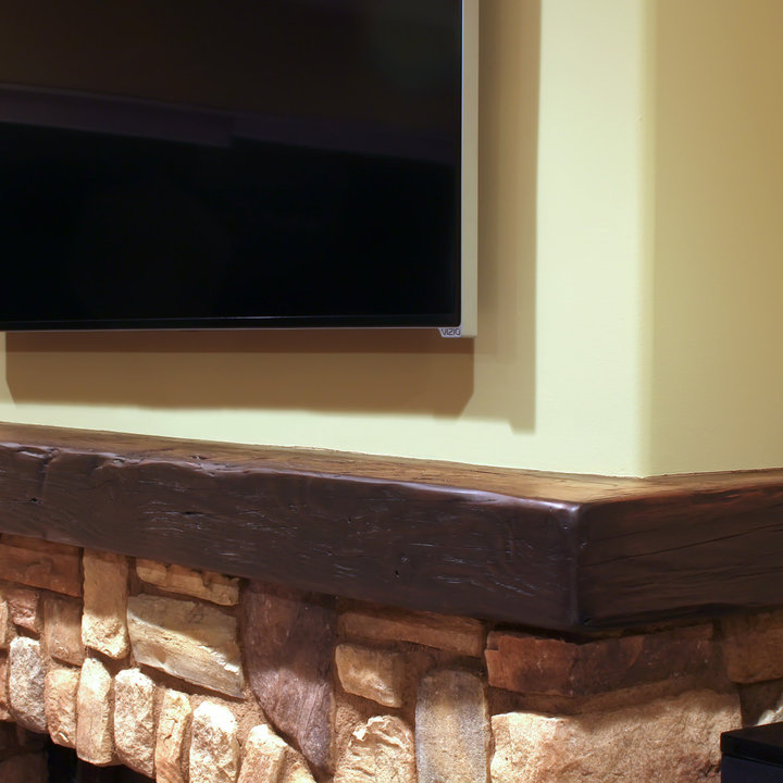Wrap Around Wood Mantel - Photos & Ideas | Houzz