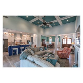 Wyndmere-Designer: Kathleen Abrams - Beach Style - Living Room ...