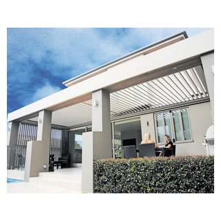 180 Linear Opening Louvre Roof - Modern - Patio - Sydney - by Vanguard ...