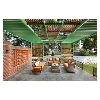 Ajay Patel House - Traditional - Patio - Ahmedabad - by Dipen Gada and ...