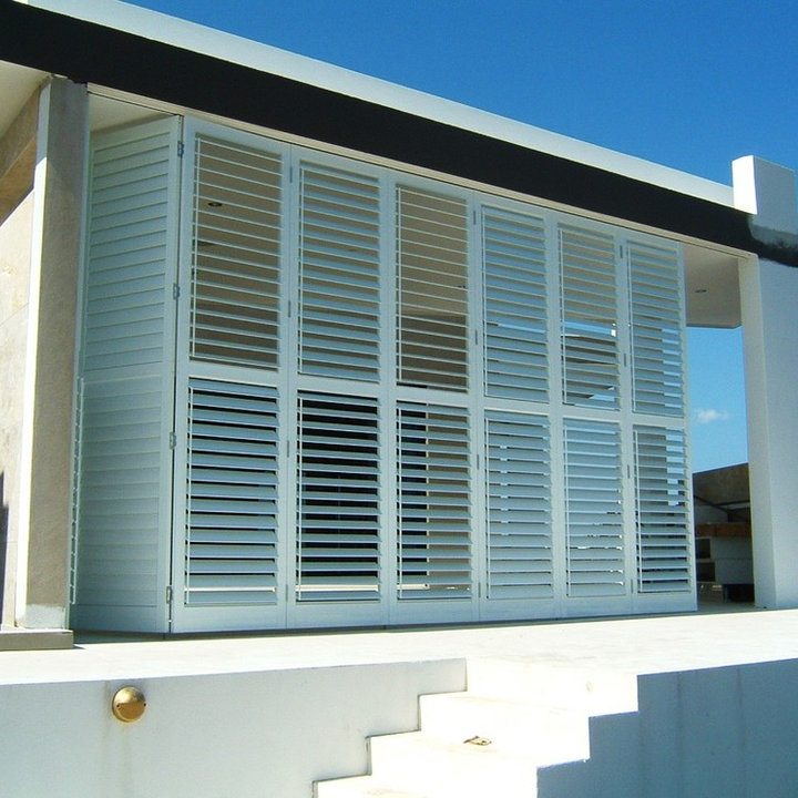 Bi Fold Exterior Shutters - Photos & Ideas | Houzz