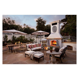 American Colonial Revival - Traditional - Patio - Santa Barbara - by ...