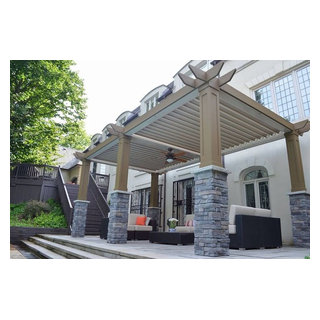 Arcadia Louvered Roofs for decks - Clásico - Patio - Otras zonas - de ...