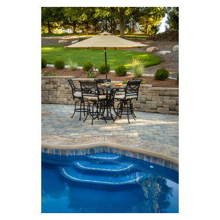 Back Yard Transformation in Covedale - Transitional - Patio ...