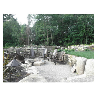 Back Yard Water Feature & Pond - Classique - Terrasse et Patio ...