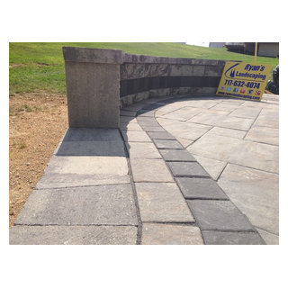 Backyard Nicolock Paver Patio Hardscape in Hanover - Transitional ...