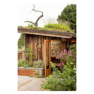 Backyard Sauna and Shower - Rustic - Patio - Seattle - by Alex Crook ...