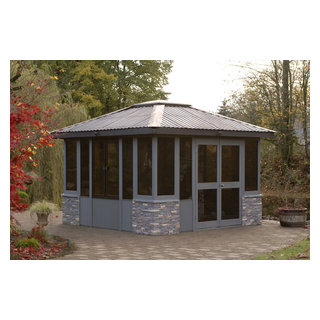 Banff Gazebo - Traditional - Patio - Other - by Paradise LeisureScapes ...