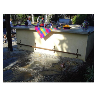 Bar Foot Rest Rail 3 - Mediterranean - Patio - Los Angeles - by CMC FAB ...