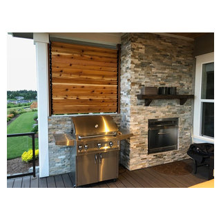 BBQ Louvered Window - Modern - Patio - Seattle - by Flexfence | Houzz