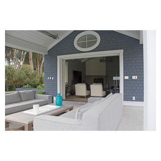 Beach Style Home & Pool House Doors - Beach Style - Patio - Los Angeles ...