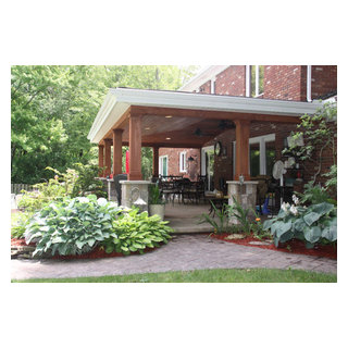Beautiful Covered Patio Cleveland - Rustic - Patio - Cleveland - by JM ...