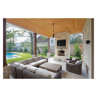 Belmont Residence - Transitional - Patio - Houston - by Hollenbeck ...