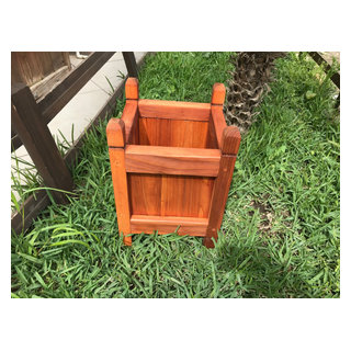 Best Redwood Planter Boxes - Rustic - Patio - San Diego - by Best ...