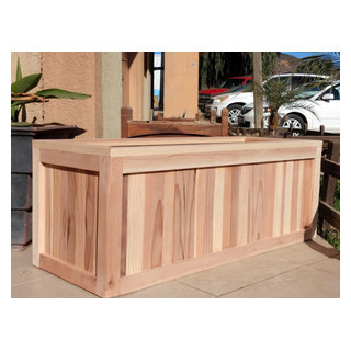 Best Redwood Planter Boxes - Rustic - Patio - San Diego - by Best ...