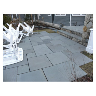 Bluestone Patio - Traditional - Patio - Boston - by Creative Masonry ...