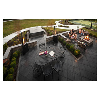 Bothell Italian Inspired Backyard Resort + Sport Court + Fire ...
