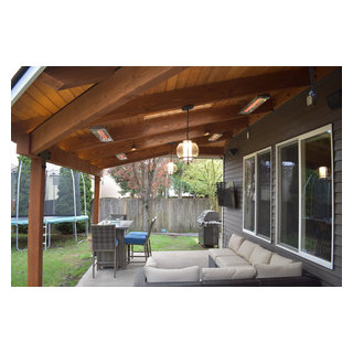 Bothell Outdoor Living Structure - Craftsman - Patio - Seattle - by ...