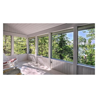 Bunkie Screened Porch - Rustic - Patio - Toronto - by Clarke Muskoka ...