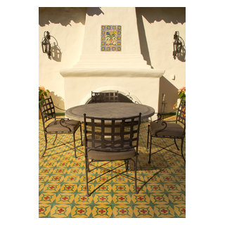 California Mission Revival Mansion - Mediterranean - Patio - Orange ...