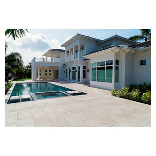 Capri - Limestone Pavers - Transitional - Patio - Miami - by ...