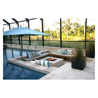 Carroll Pool - Traditional - Patio - Jacksonville - by Coastal Luxury ...