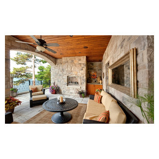 Chantilly Masonry Stone - Traditional - Patio - Orange County | Houzz