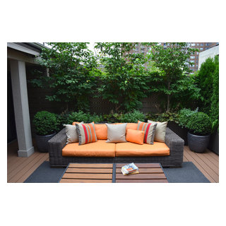 Chelsea Terrace Garden - Transitional - Patio - New York - by Jeffrey ...