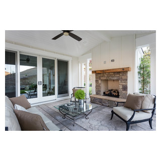 Chic Contemporary Farmhouse - Country - Patio - San Francisco - by ...