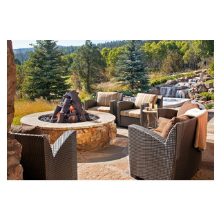 Colorado Ranch Home - Rustic - Patio - Denver - by Design House, Inc ...