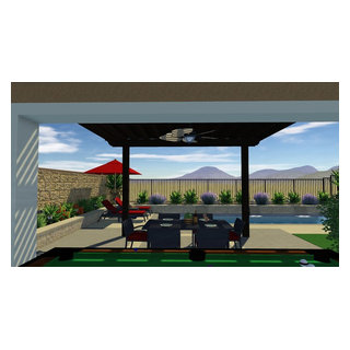 Complete Outdoor Fun Transformation | Lap Pool & Fire Pit - Modern ...