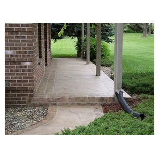 Completed Concrete Work - Traditional - Patio - St Louis - by Creative ...