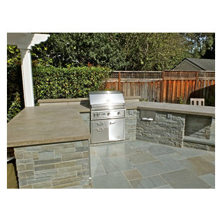 Concrete Countertops for Outdoor Kitchen - Contemporary - Patio - San ...