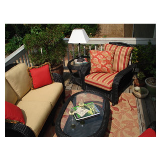 Contemporary Cottage Garden southern porch - Patio - Birmingham - by ...