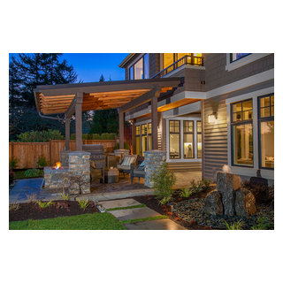 Covered Outdoor Living Area - Contemporary - Patio - Seattle - by ...